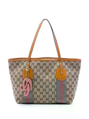 Gucci 2016-2026 Gg Canvas Web Jolie Tote Bag - Neutrals