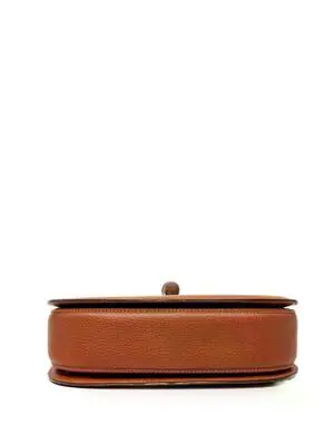 Gucci 20th Century Grained Calfskin Bamboo Night Satchel - Brown