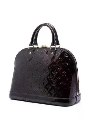LOUIS VUITTON 2000-2026 Monogram Vernis Alma Pm Handbag