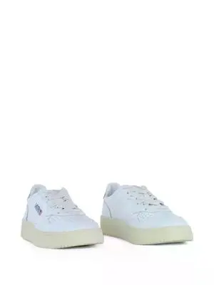 AUTRY Perforated Leather Sneakers - White