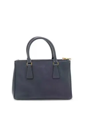 Prada Saffiano Lux Galleria Double Zip Satchel