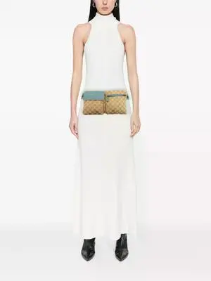 Gucci 2000-2015 Gg Canvas Web Double Pocket Belt Bag