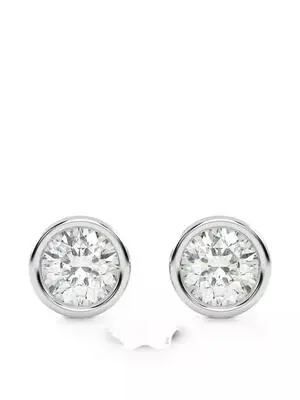 DIAMOND ESSENTIALS Diamond Studs Earrings - Silver