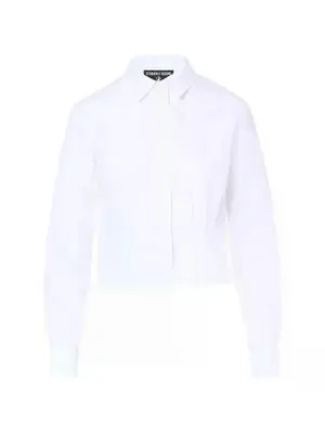 Iceberg Pleated Cropped Shirt