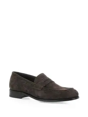LIDFORT Suede Almond-toe Loafers