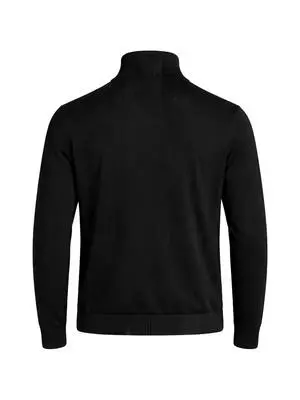 Pal Zileri High-neck Zip-up Cardigan - Black