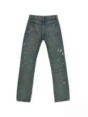 Helmut Lang 2000s Paint-splatter Jeans