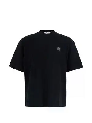 Stone Island Logo-patch Relaxed Fit T-shirt - Black