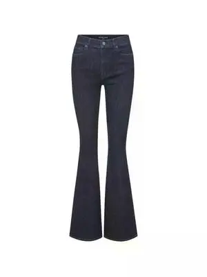 Veronica Beard High-waisted Flared Jeans - Blue