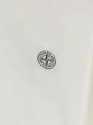 Stone Island Logo-patch Organic Cotton T-shirt