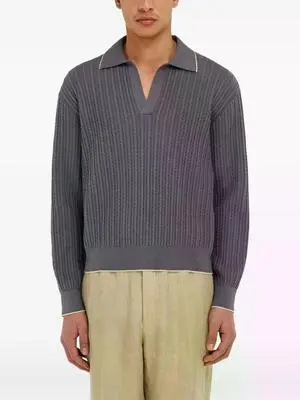 FERRAGAMO Knitted Polo Top