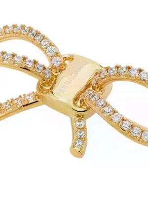 FERRAGAMO Crystal-embellished Bow Brooch