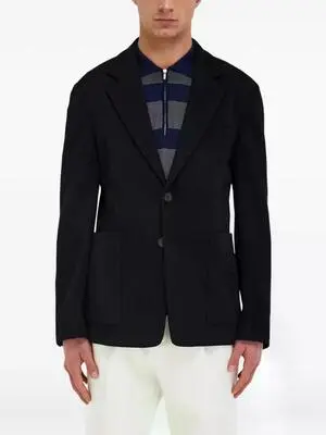 FERRAGAMO Single-breasted Jersey Blazer
