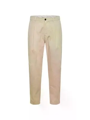 NINE:INTHE:MORNING Panelled Pleated Trousers - Neutrals