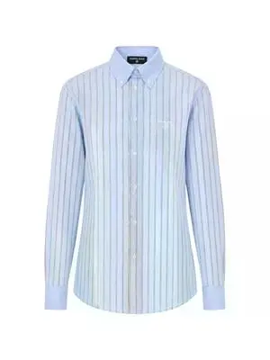 Iceberg Striped Button-down Shirt - Blue