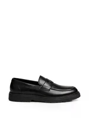 DOUCAL'S Leather Loafers - Black