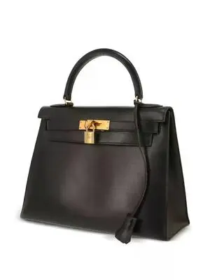 Hermès 1995 Kelly 28 Handbag - Black
