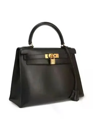 Hermès 1995 Kelly 28 Handbag - Black