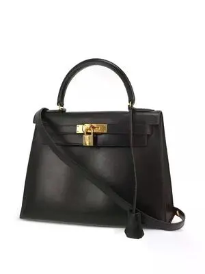 Hermès 1995 Kelly 28 Handbag - Black