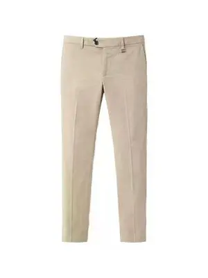 TOMBOLINI Straight-leg Tailored Trousers - Neutrals