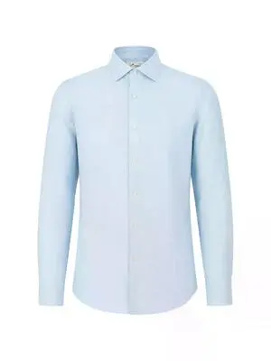MC2 SAINT BARTH Long-sleeved Linen Shirt