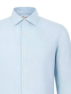 MC2 SAINT BARTH Long-sleeved Linen Shirt
