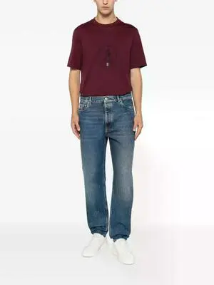 Brunello Cucinelli Faded-effect Straight-leg Jeans