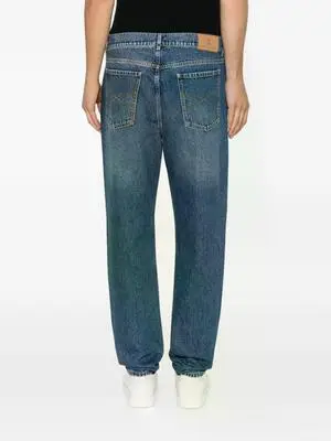 Brunello Cucinelli Faded-effect Straight-leg Jeans