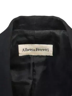Alberta Ferretti Bow-detail Shawl-lapel Jacket