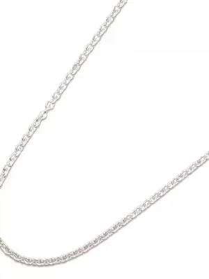 Cartier 18k White Gold Cable Link Chain Necklace - Silver