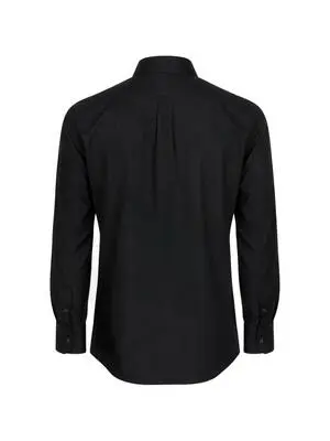 TOMBOLINI Long-sleeve Button-down Shirt - Black