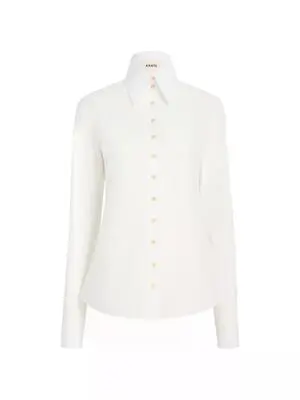 Khaite Ivy Long-sleeve Shirt - White