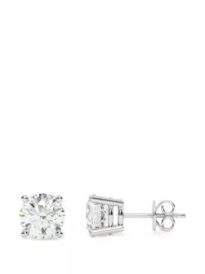 Diamond Essentials Diamond Stud Earrings - Silver