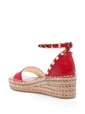 Valentino Garavani Rockstud Espadrilles - Red