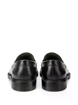 Pal Zileri Leather Penny Loafers