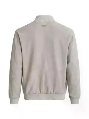 TOMBOLINI Suede Zip-up Bomber Jacket
