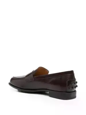 TOD'S Leather Loafers - Brown