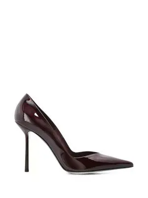 LE SILLA Vivienne Patent Leather Pumps - Brown
