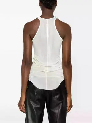 Rick Owens Ribbed Curved Hem Racer Back Top