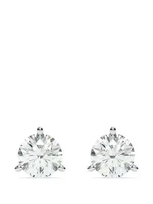 DIAMOND ESSENTIALS Diamond Stud Earrings - Silver