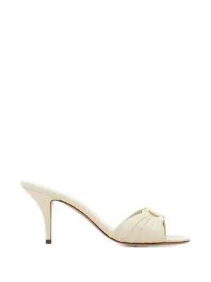 FERRAGAMO Gancini Ornament Mule - Neutrals