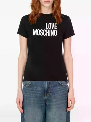 Moschino Printed Cotton Jersey T-shirt
