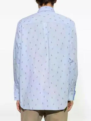 Paul Smith Rabbit-print Long-sleeve Shirt