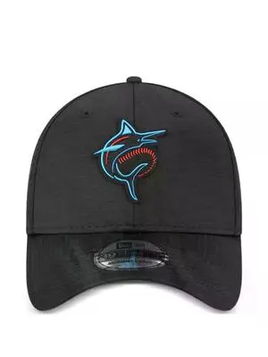 New Era 39thirty Miami Marlins Cap - Black