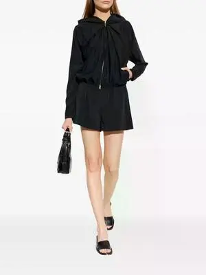 Alexander Wang Mid-rised Pleated Drawstring Shorts
