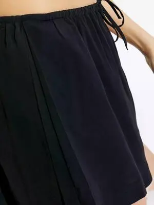 Alexander Wang Mid-rised Pleated Drawstring Shorts