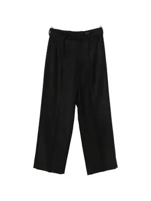 MAISON MARGIELA Pleated-design Trousers - Black