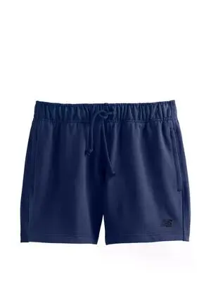 NEW BALANCE Embroidered Logo Bermuda Shorts - Black