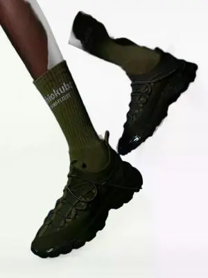 YOSHIOKUBO Jello Mt Chunky-sole Lace-up Sneakers - Black