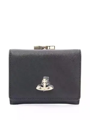 VIVIENNE WESTWOOD 2000s Orb Trifold Wallet - Black
